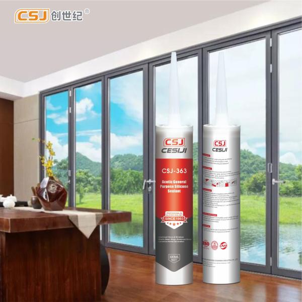 Quality General Purpose Acetic Silicone Sealant Fast Curing For Glass Adhesion for sale