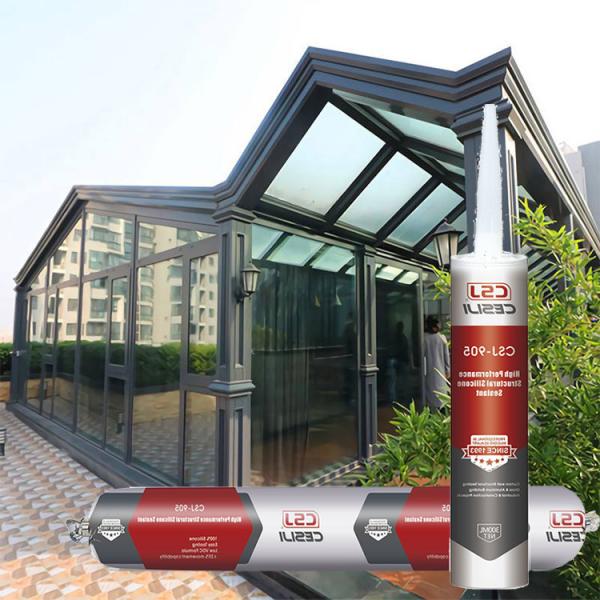 Quality Vertical / Horizontal Structural Silicone Adhesive 250ml/Min Extrusion Zero for sale