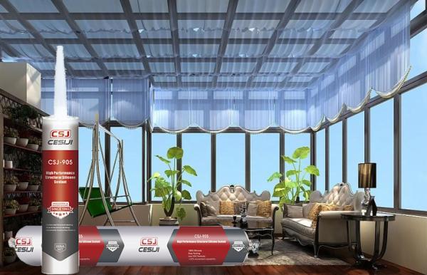 Quality Rapid Set Structural Glazing Adhesive Shore 40-50A Hardness Weatherproof for sale