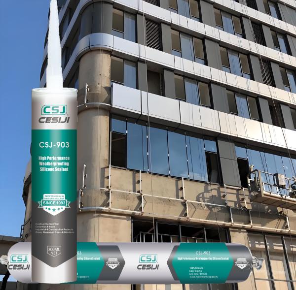 Quality Curtain Walls Weatherproofing Silicone Sealant UV Heat & Humidity Resistant for sale