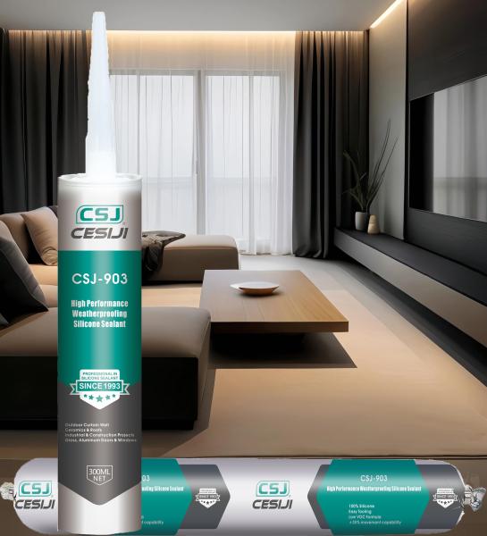 Quality CSJ-903 Extreme Temp Weatherproofing Silicone Sealant -50C To 180C Flexible for sale