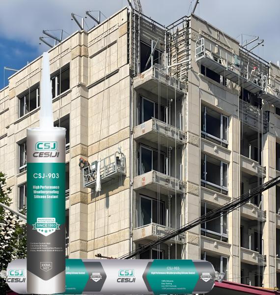 Quality 35 Movement Capable Weather Proof Silicone Sealant For Curtain Walls / Concrete for sale