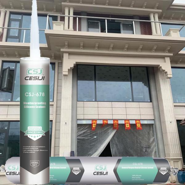 Quality Primer Free Weatherproofing Silicone Sealant Bonds Glass Metal Concrete Plastic for sale