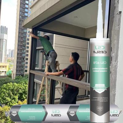 Cina CSJ-678 Sigillante siliconico multi-substrato certificato ASTM C920 per tutti i climi in vendita