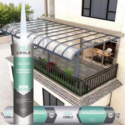 中国 高接着性 耐候性 シリコーンシーラント プライマー不要 速硬化 販売のため