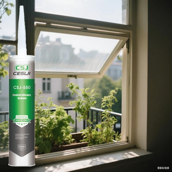 Quality Non Corrosive Neutral Silicone Sealant For Sealing Ceramics / Aluminum Plastic for sale