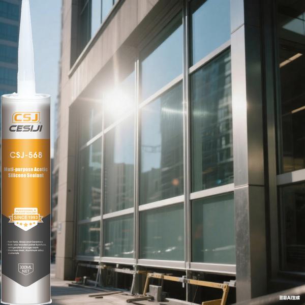 Quality Fast Bonding Acetoxy Silicone Sealant Waterproof 300mL For Window for sale