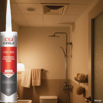 Cina Sigillante siliconico acetico a rapida essiccazione conforme a JC/T485 - 2007 per incollaggio di superfici in vendita