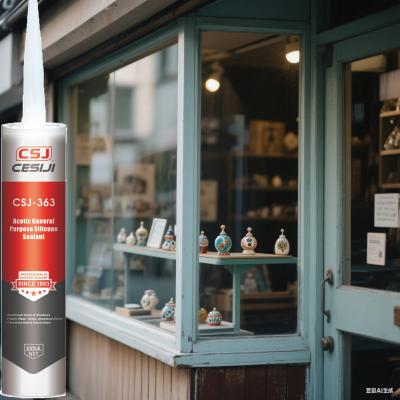 Cina Acetico di uso generale Silicone sigillante Fast Tack Free resistente all'umidità 280g in vendita