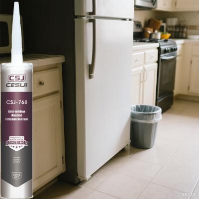 Cina Sigillante siliconico antimuffa di grado 0 per sigillatura sanitaria di cucina e bagno in vendita