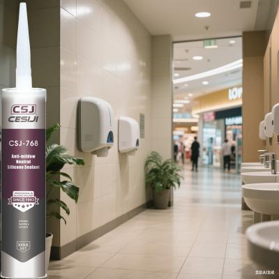 Cina Anti muffa Neutrale Cure Silicone Sigilante 18 mesi di durata per la cucina bagno in vendita