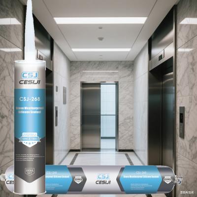 China Neutralbasierter, aushärtender Steinsilikondichtstoff, starke Haftung auf Baumaterialien zu verkaufen