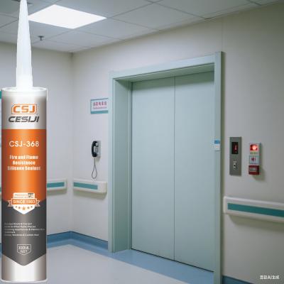China Flame Resistant Fireproof Silicone Sealant for Windows Doors Glazing Flexibility for sale