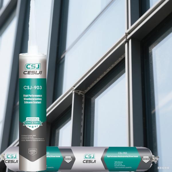 Quality High Flexibility Weatherproofing Silicone Sealant For Harsh Weather And Façade for sale