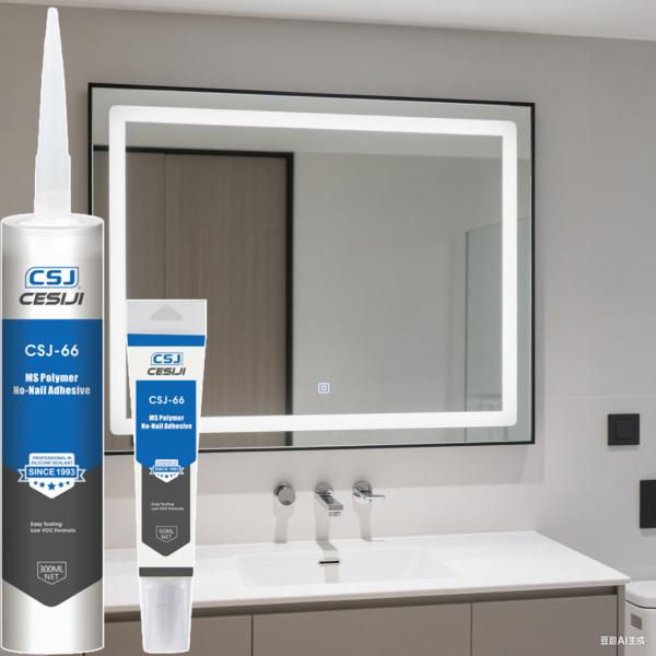 Quality MS Polymer No Nail Adhesive For Shelves Mirrors Frames Installation for sale