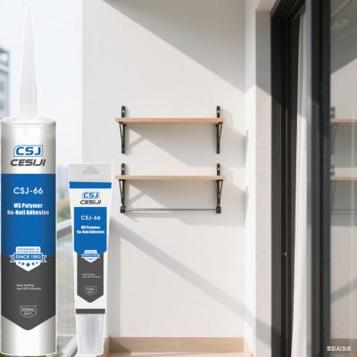 China MS Polymer Based Adhesive For Porous Non Porous Surfaces Wood Tile Concrete for sale