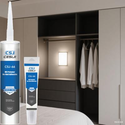 China Easy Application MS No Nail Adhesive For DIY Home Renovation for sale