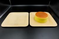 China Rectangle Dinner Disposable Bamboo Plate Natural Color Customized for sale