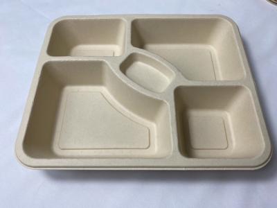 China Van de Tarwestraw dinnerware set food biodegradable van de suikerrietpulp de Meeneem Verpakking Te koop
