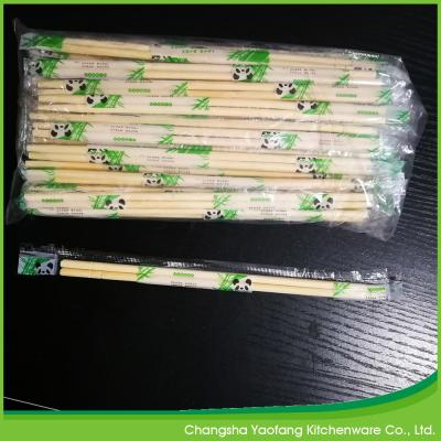 China 21cm Aard om het Wegwerpproduct van Bamboeeetstokjes met Volledige Opp-verpakking Te koop