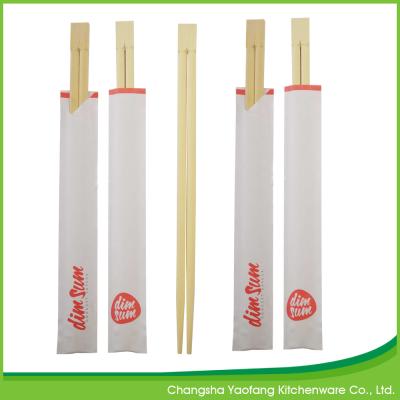 Chine 24 baguettes en bambou naturelles de jumeaux de cm ;  Emballage de papier ouvert à vendre