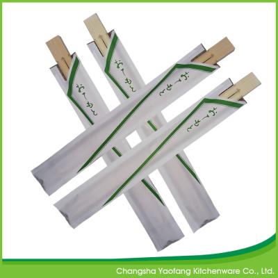 Chine baguettes en bambou de jumeaux de 21cm avec la douille de papier semi-fermée à vendre
