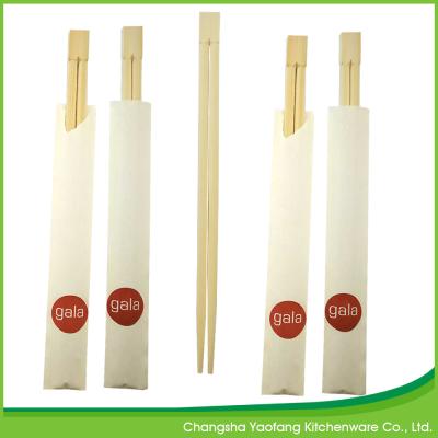 Cina Imballaggio di carta aperto di taglio dei gemelli del bambù 24cm dei sushi biodegradabili su ordinazione dei bastoni in vendita