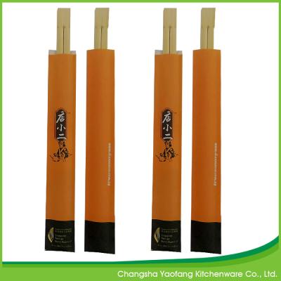 Cina 24 cm gemellano i bastoncini di bambù per l'imballaggio di carta aperto del negozio dei sushi in vendita