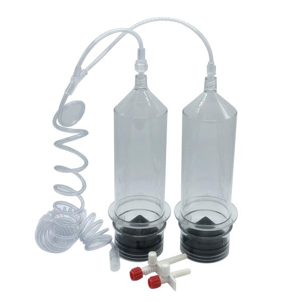 Quality Angiographic Products PP/PC Plastic Disposable Angiographic Syringe for Medrad CT for sale