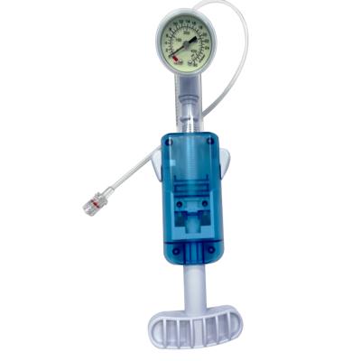 China Disposable Hospital Use Balloon Inflation Device with Push Pull Valve Sets for sale