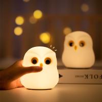 China Owl Illusory Night Light With Wireless Touch Sensor And Timer For Lighting Solutions for sale