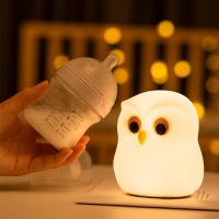 China Owl Illusory Night Light With Wireless Touch Sensor And Timer For Lighting Solutions for sale