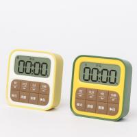 China Occasion Back to School Battery-Powered Table Clock Cube Fruit Timer for Bedroom for sale