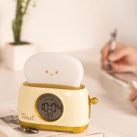 China Smart ABS Wake up Light Clock Modern Design Digital Table Alarm Clock with Backlight for sale