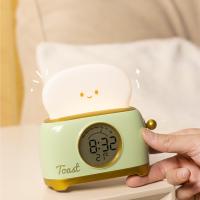 China Smart ABS Wake up Light Clock Modern Design Digital Table Alarm Clock with Backlight for sale