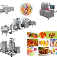 China Semi-Automatic Mixer Fruit Jelly Candy Making Machine with Automatic Candy Depositing for sale