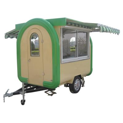 China CE Approved 2 Wheels One Axle Food Truck/Trailer with Ice Beer and Mochi Ice Cream for sale