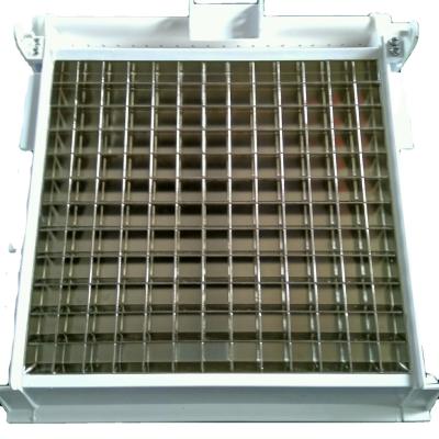China 500kg/24h Ice Cube Maker Machine for Industrial 7x18 Grids 36x36x22mm Ice Evaporator for sale