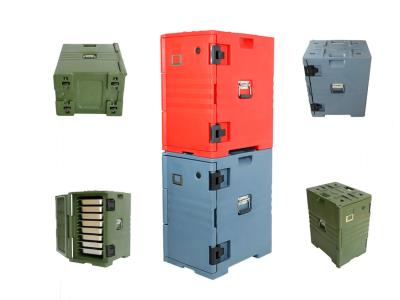 China Rotomolding Insulated Box with Wheels Efficiently Deliver Food at Constant Temperature for sale