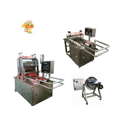 China Stainless Steel High Productivity Corn Apple Gummy Candy Machine Jelly Candy Production Machine for sale