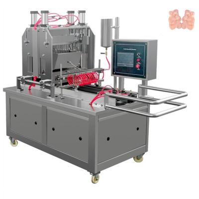 China Máquina de depósito de goma de frambuesa de plátano de acero inoxidable para hacer caramelos rápidos con jalea en venta