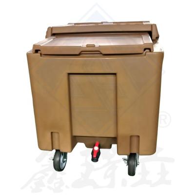 China 2023 Rotomolding Plastic Ice Collecting Trolley Easy to Clean and Perfect for Storage for sale