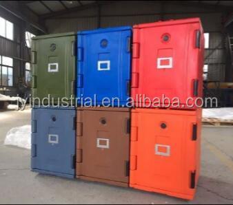 China Carregador de frigoríficos de carga frontal isolado de 90 L para transporte de alimentos quentes à venda