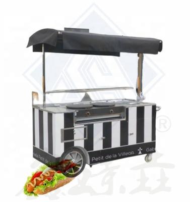 China 200 Set Capacity Food Cart for Snacks Customized Color and Kitchen Equipment for sale