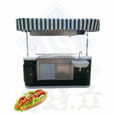 China 200 Set Capacity Food Cart for Snacks Customized Color and Kitchen Equipment for sale