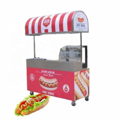 Cina Fornitura di alimenti a base di grano con carrello alimentare in acciaio inossidabile, frittura e forno per pizza in vendita