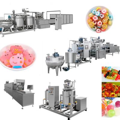 China Advanced Hard Soft Jelly Candy Chocolate Production Line with 150 Candy Making Machine for sale
