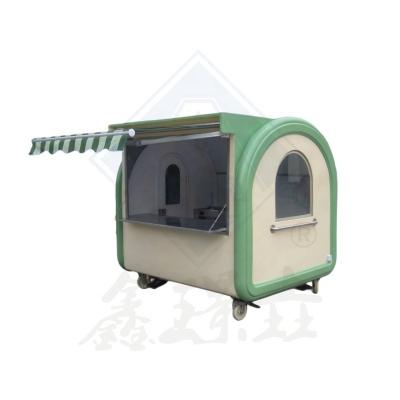 中国 長期使用寿命 完全に装備されたフードトラックトレーラーのための移動式フレンチフライズ食品カート 販売のため