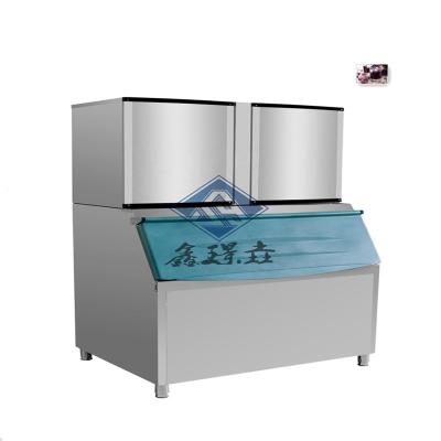 China 220V/380V Voltage Big 1000kg Ice Maker Cube Ice Making Machine for sale