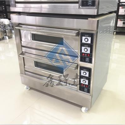 China 2022 Pizza Baking Machine Commercial Gas Baking Oven with Video Technical Support for sale